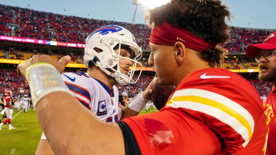 Sportsmanship shines bright — Patrick Mahomes and Josh Allen steal ...